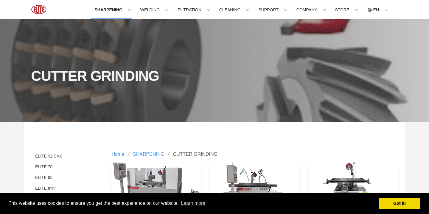 CUTTER GRINDING | ELITE